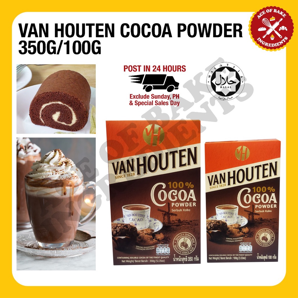 Van Houten Cocoa Powder 100g / 350g | Shopee Malaysia