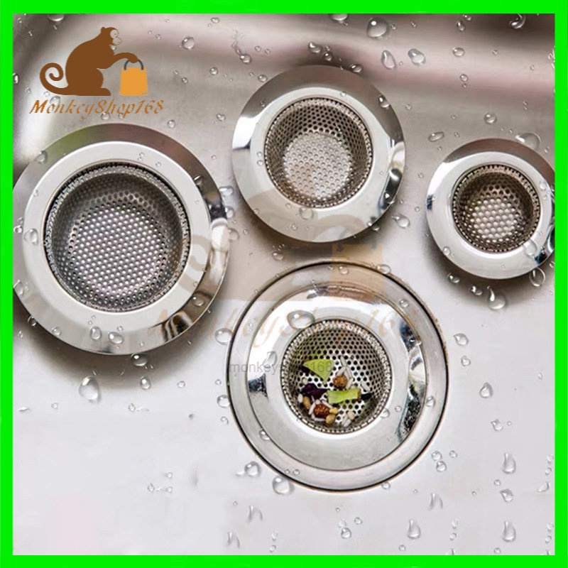 STAINLESS STEEL SINK GARBAGE STRAINER Filter 70mm 72MM 75MM 90mm 115mm ...