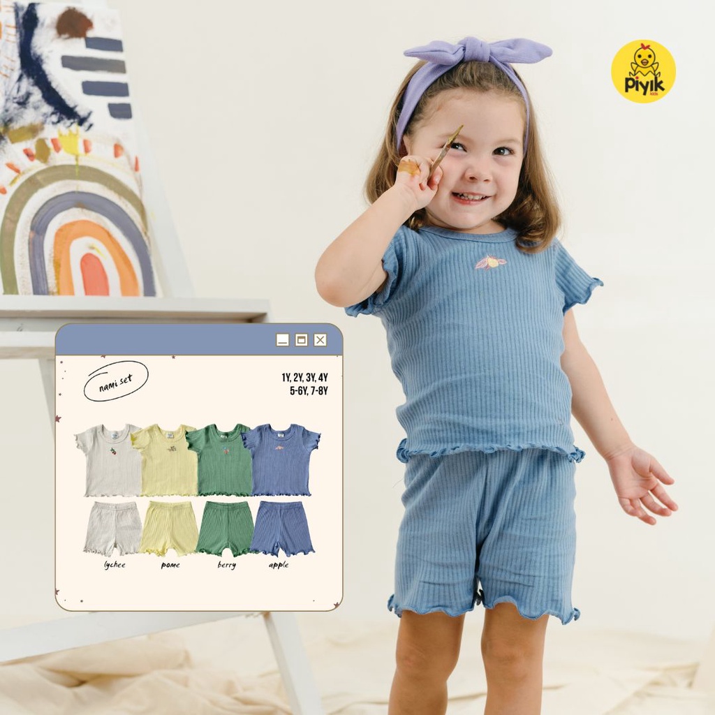 Nami Boho Panna Set (1-8Year-Old Girl Suit) | Shopee Malaysia