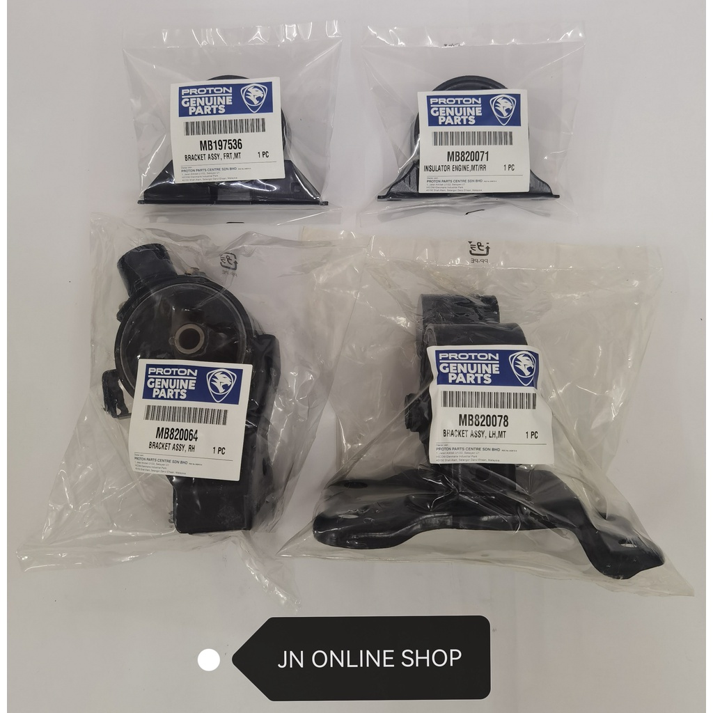 Engine Mounting Set (OEM) for Proton Waja Old & Campro Gen-2 Persona (Auto & Manual) 1 Set ...