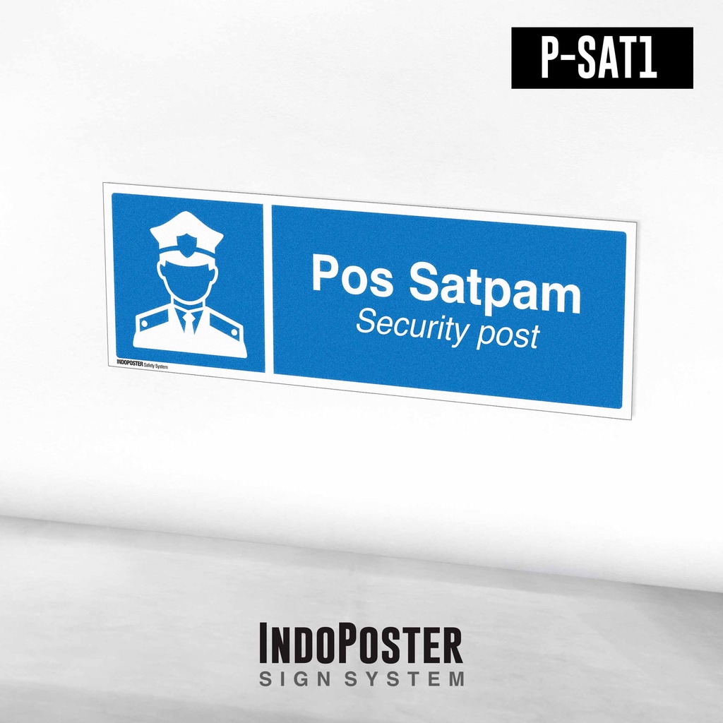 K3 Office Sign Sticker, Security Guard Post Office | Shopee Malaysia