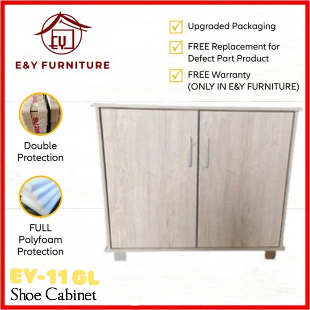 Premium Modern 2 Doors Shoe Cabinet / Rak Kasut / Almari Kasut 2 Pintu / High Quality Shoes ...