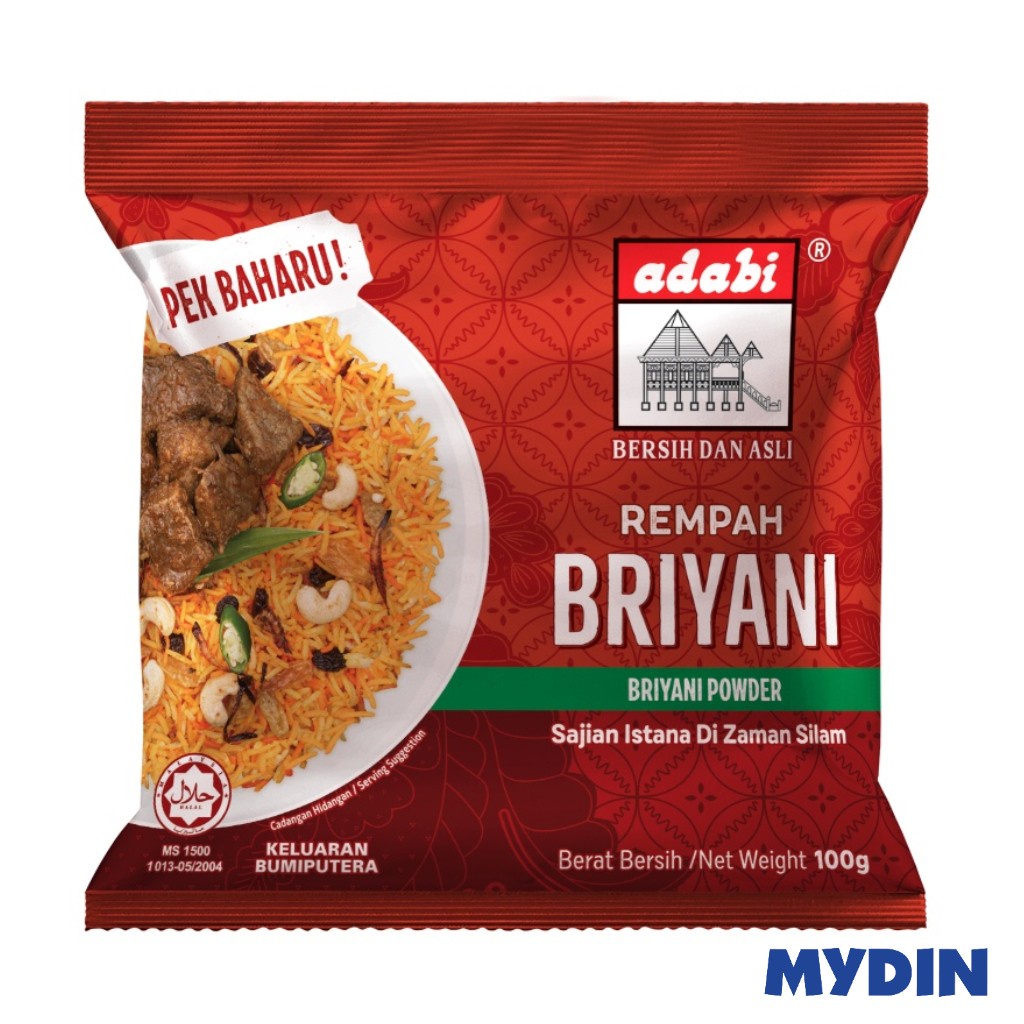 ADABI Briyani Masala (100g) | Shopee Malaysia