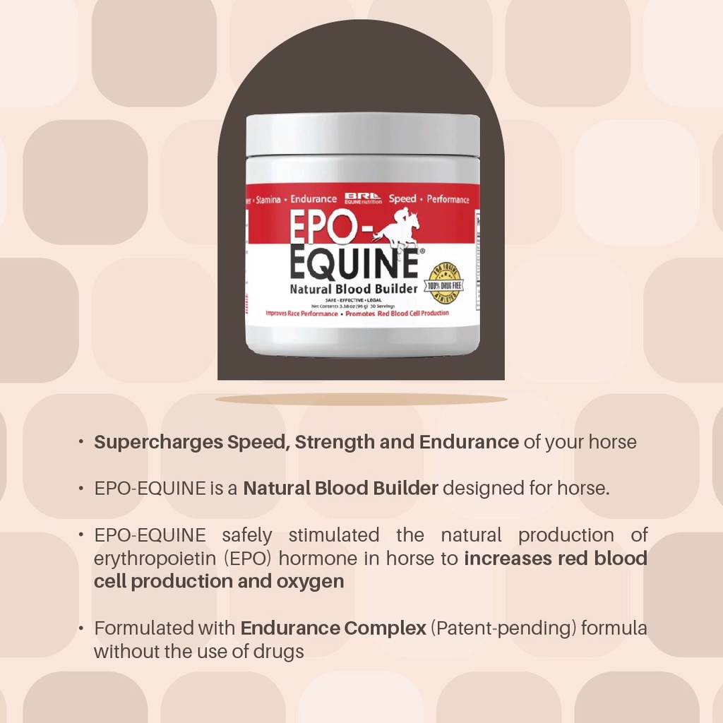 EPO-Equine Natural Blood Builder Supercharges Speed, Strength and ...