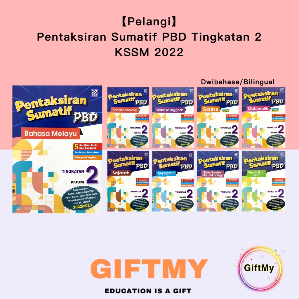 【Pelangi】Pentaksiran Sumatif PBD Tingkatan 2 KSSM 2022/2023 Dwibahasa ...