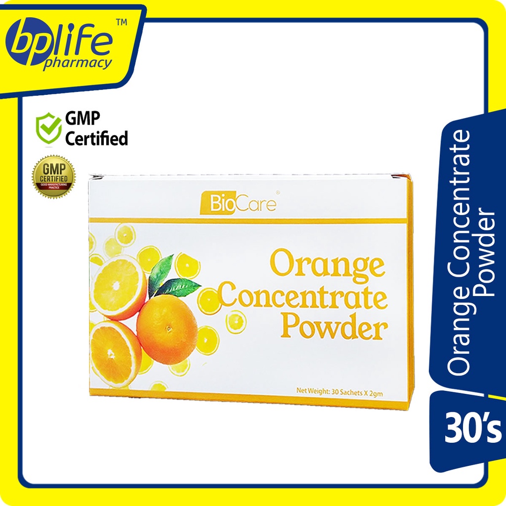 Biocare Orange Concentrate Powder 30's x 2g (Vitamin C ) | Shopee Malaysia