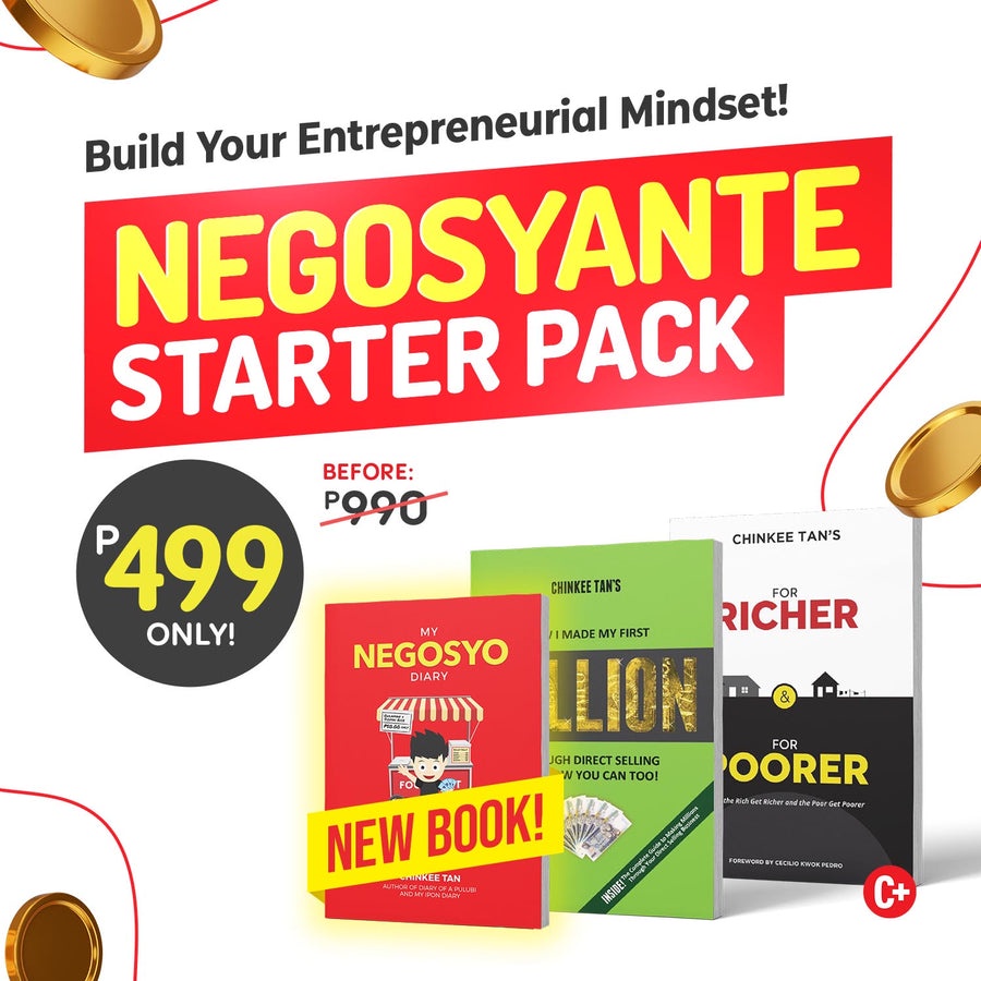 Chinkee Tan's Negosyante Starter Pack Book Bundle --with his My Negosyo ...