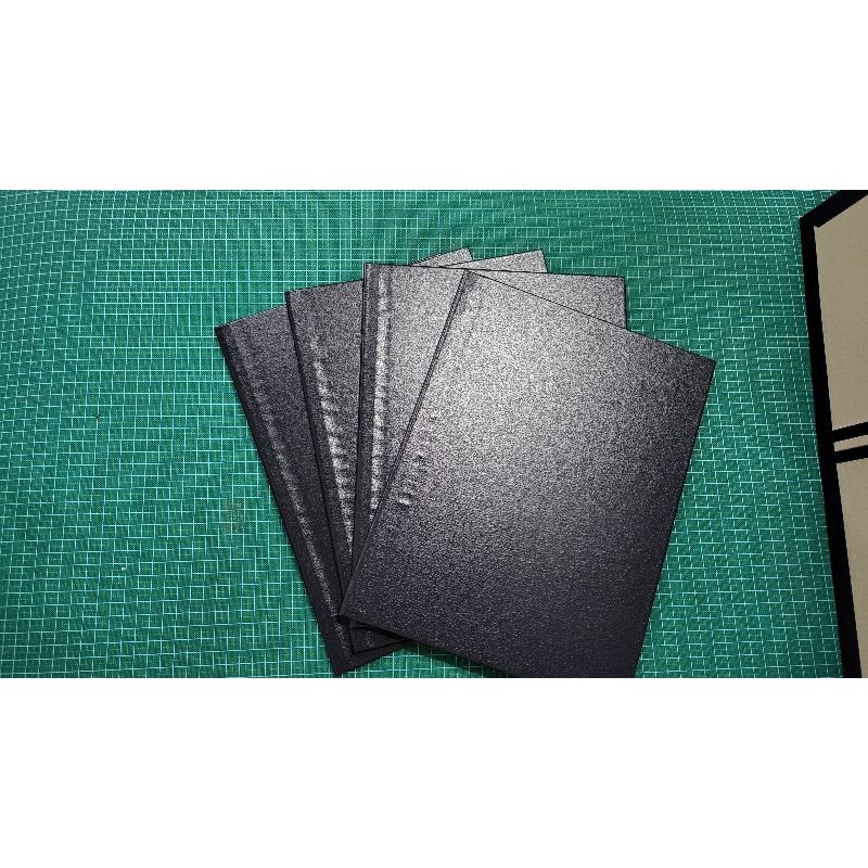 Ready made hardcover Black ( A4 Thesis FYP 10pcs)/ Hardcover kosong ...