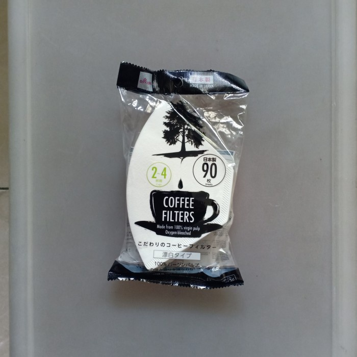 Daiso Coffee filter paper Coffee filter paper contains 90 sheets for 2 ...