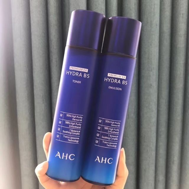 【现货】AHC Premium Ex Hydra B5 Toner 140ml/Emulsion 140ml B5玻尿酸化妆水140ml / 乳液140ml | Shopee Malaysia
