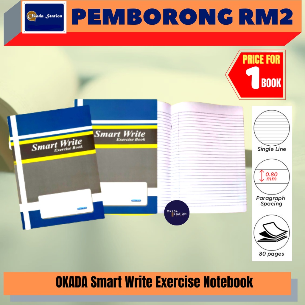(RM2.20) A4 80PGS SMART WRITE NOTE BOOK | Shopee Malaysia