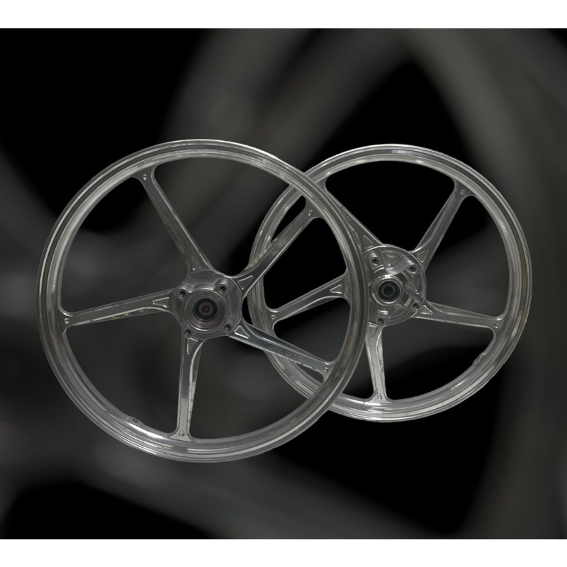 Y15ZR FG511 ENKEI HYLOS 140/160-17 SPORT RIM CHROME REJECT COLOUR ...