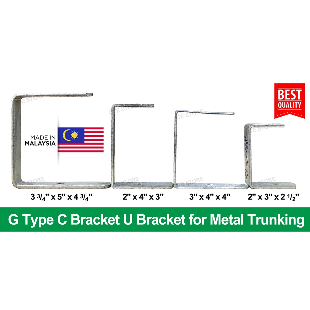 GI G Type C Bracket U Bracket Metal Trunking Hanger Cable Trunking ...