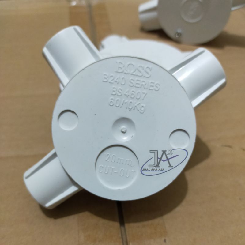 PUTIH Boss Tee box 20mm thick White Tdos High Quality for 20mm pipe ...