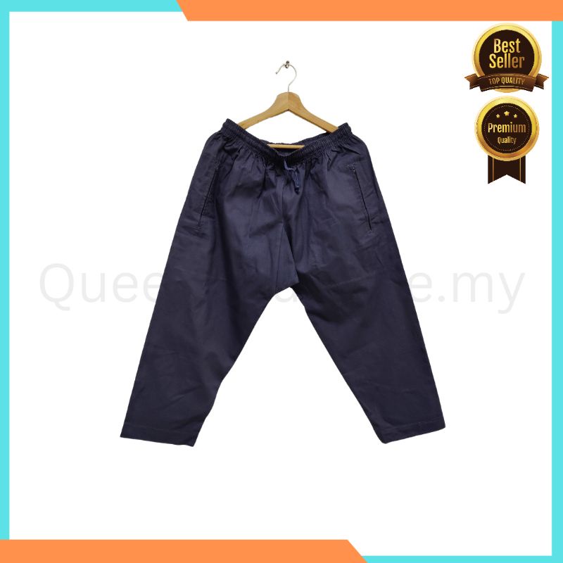 seluar ibadah cawat labuh cotton size s sampai 6XL / seluar kurta ...