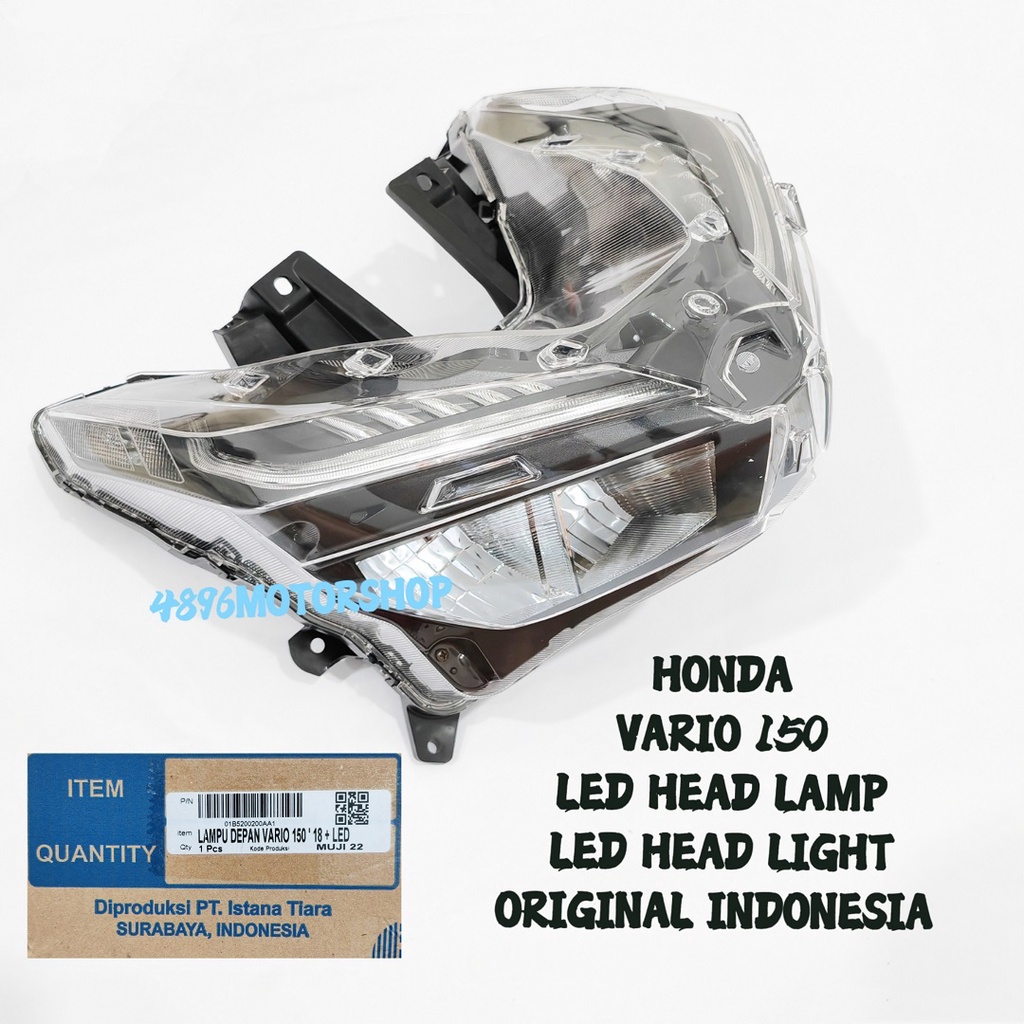 HONDA VARIO 150 V1 V2 LED HEAD LAMP HEAD LIGHT LAMPU DEPAN - 100% ...