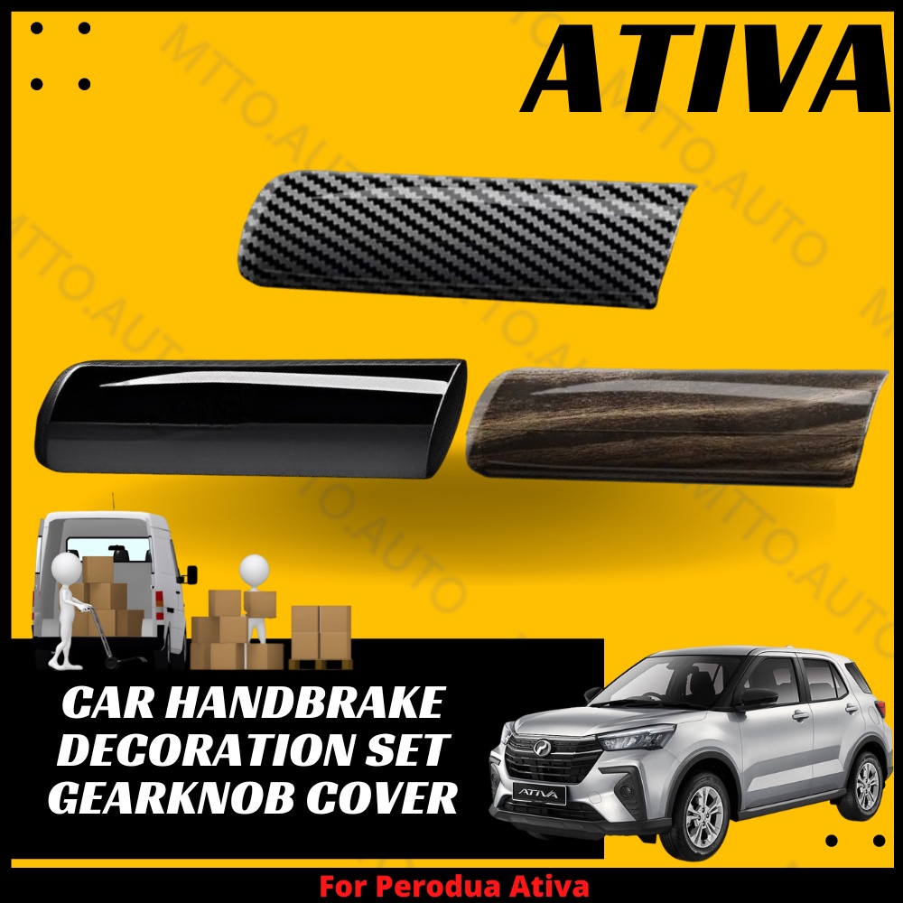 MTTO Perodua Ativa Interior Car Handbrake Cover Accessories Multiple ...