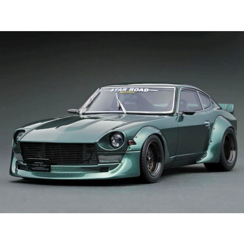 Ignition Model IG1360 1/18 Scale Nissan Fairlady Z (S30) STAR ROAD Green | Shopee Malaysia