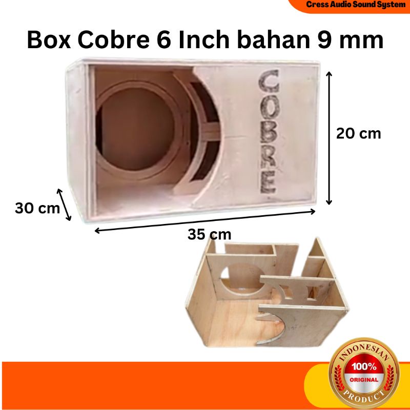 Cobre Speaker Box 6 Inch Brewog Plywood 9mm | Shopee Malaysia