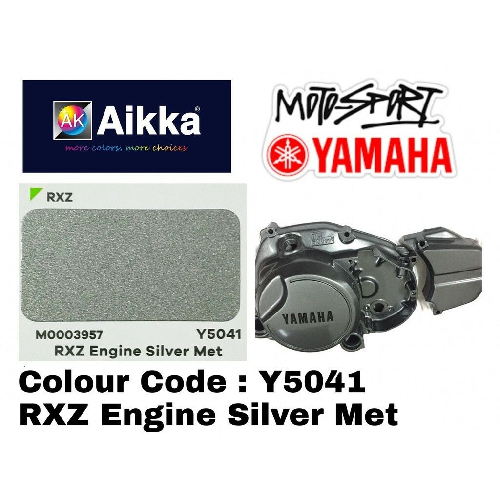 AIKKA Y5041 RXZ ENGINE SILVER MET YAMAHA 2K MOTOR PAINT | Shopee Malaysia