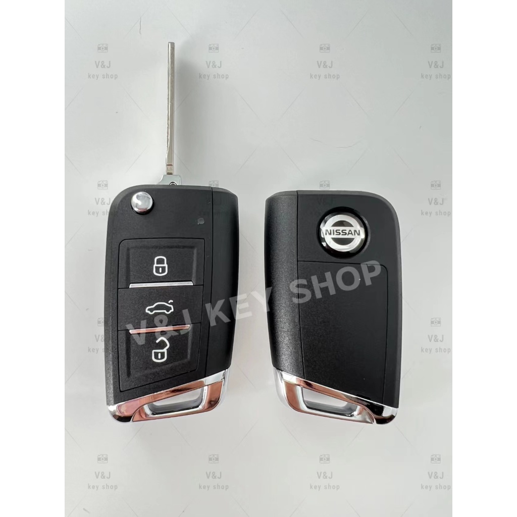 Nissan Almera Grand Livina Flip Key Remote Control | Shopee Malaysia