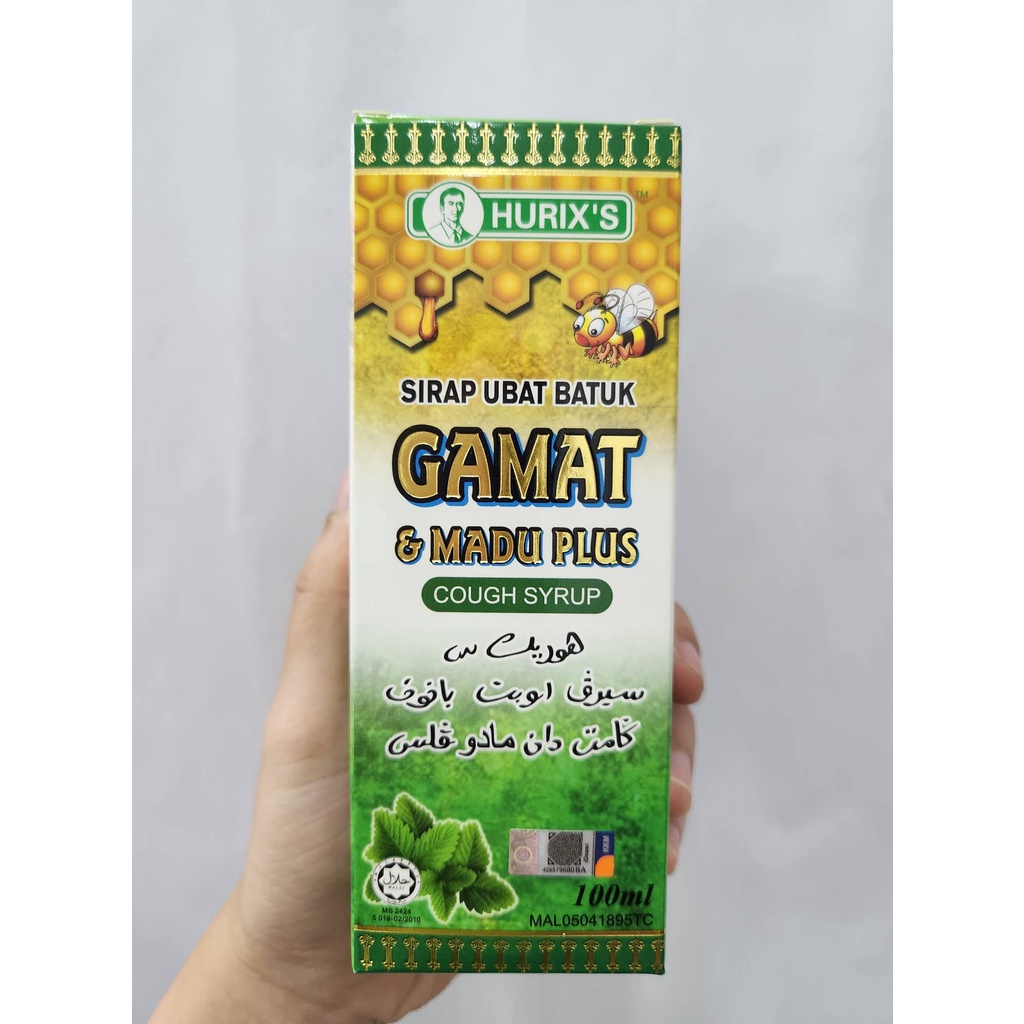 Hurix's Gamat & Madu Plus Cough Syrup 100ml | Shopee Malaysia