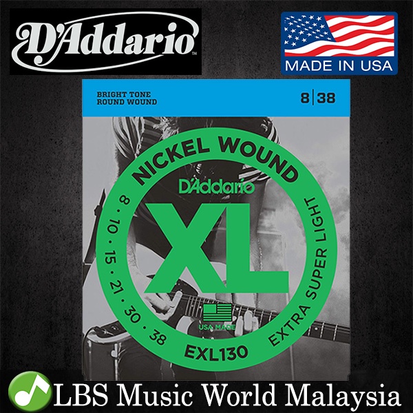 D'ADDARIO EXL130 Nickel Wound, DADDARIO ELECTRIC GUITAR STRINGS ...