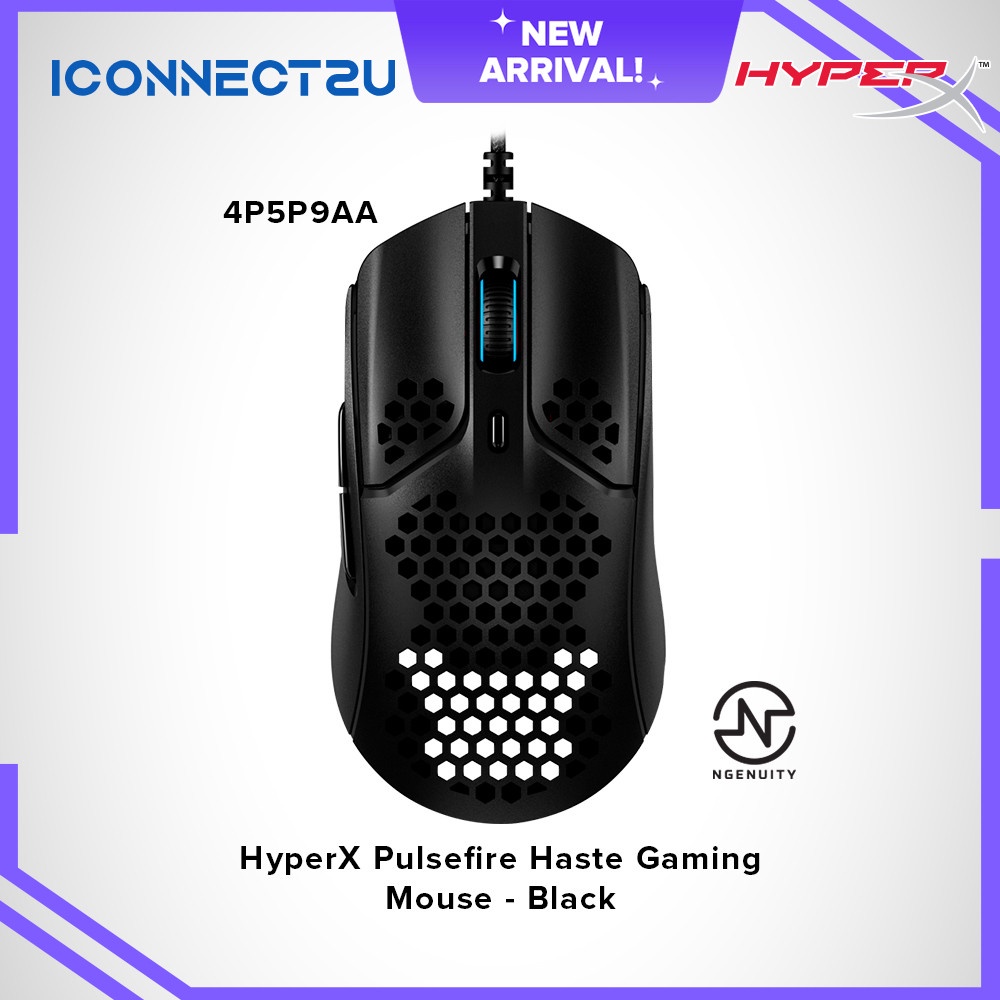 HyperX Pulsefire Haste 16,000 DPI Wired Gaming Mouse - 4P5P9AA | Shopee ...