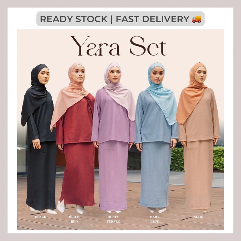 [ORIGINAL] ready stock YARA SET BY HAURABELLE | Shopee Malaysia