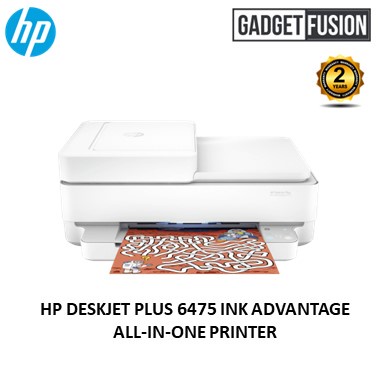 HP DESKJET PLUS 6475 INK ADVANTAGE ALL-IN-ONE PRINTER - PRINT,SCAN,COPY ...