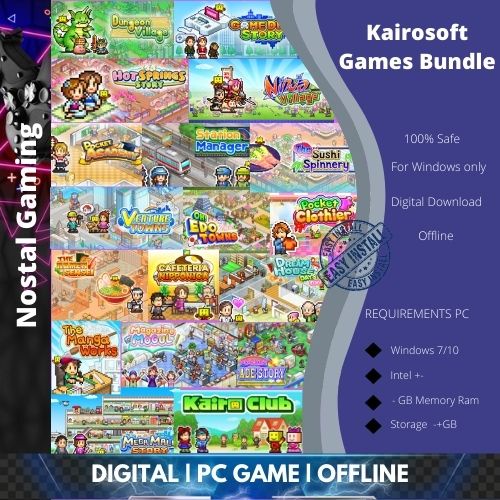 [PC GAME] Kairosoft 48 Games Bundle (48 games) | Shopee Malaysia