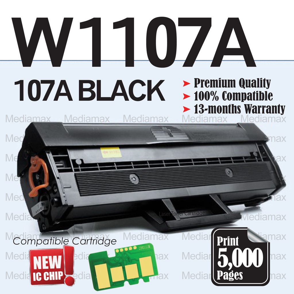 Premium Compatible to HP W1107A 107A W1107X Cartridge for HP 107A 107W ...