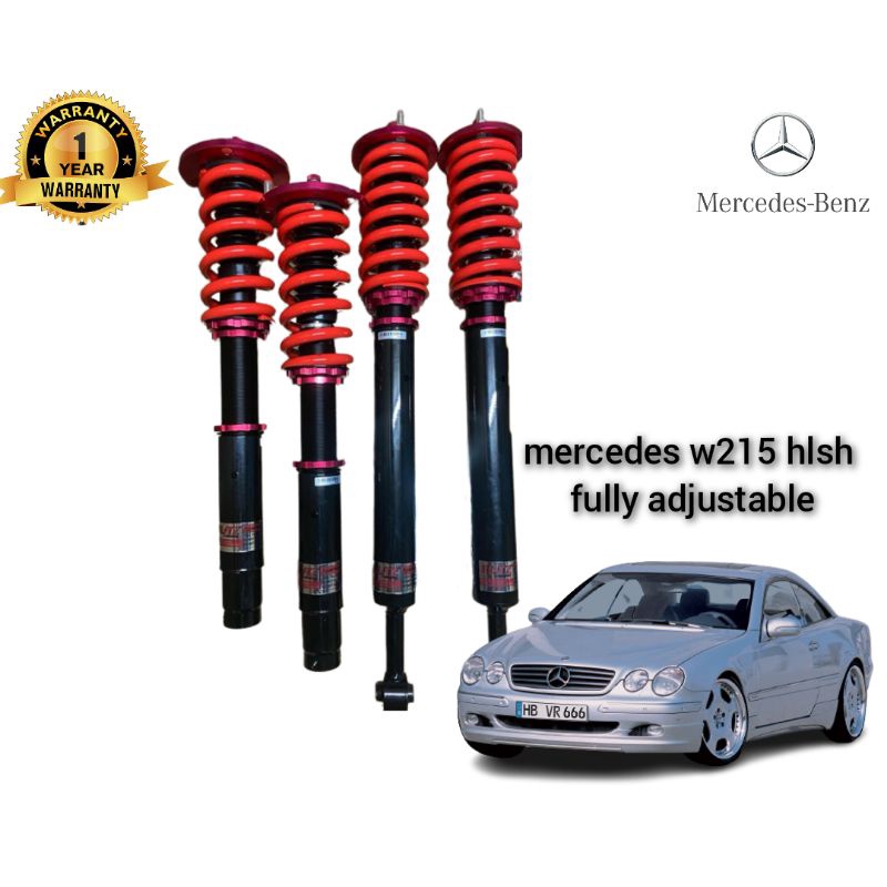MERCEDES W215 W212 FULLY ADJUSTABLE ABSORBER | Shopee Malaysia
