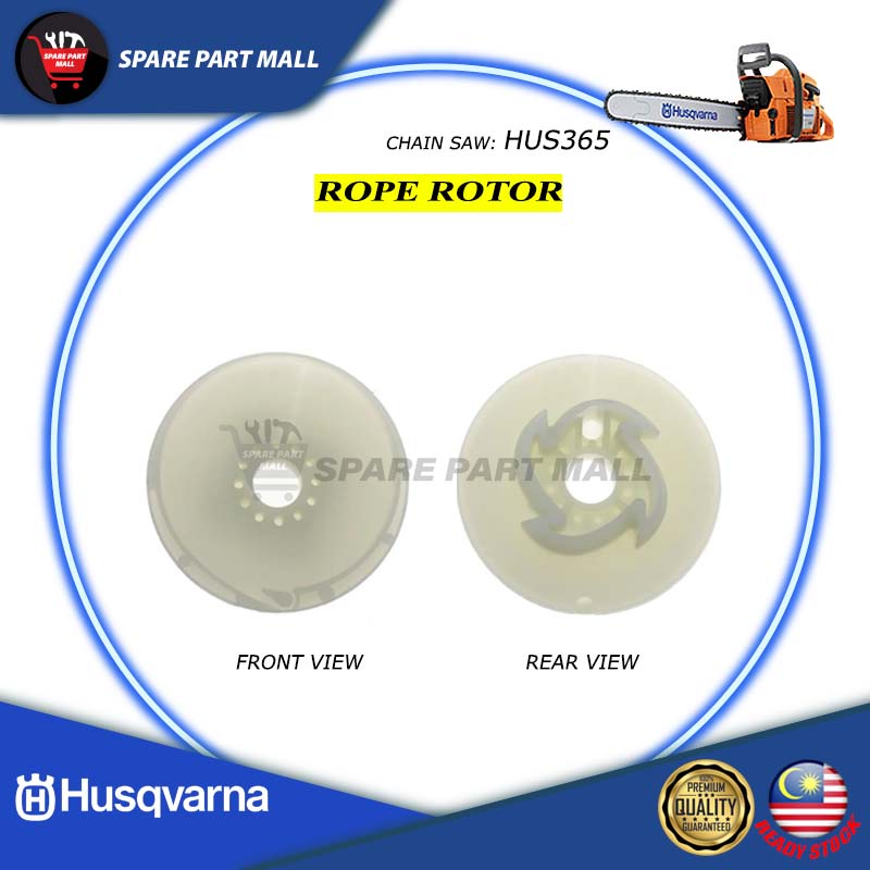 HUSQVARNA CHAIN SAW (HUS365): ROPE ROTOR / RECOIL STARTER PULLEY OEM ...