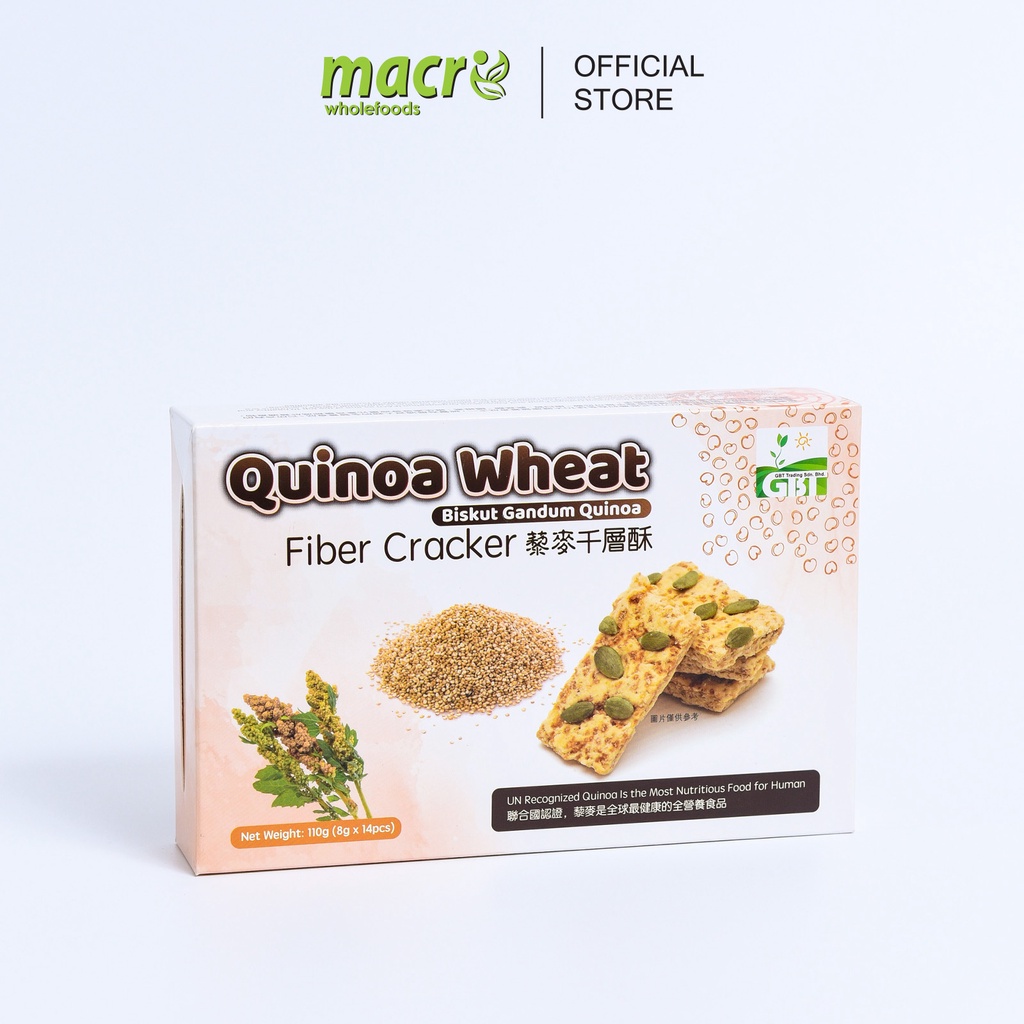 GBT Quinoa Wheat Fiber Cracker (110g) | Shopee Malaysia