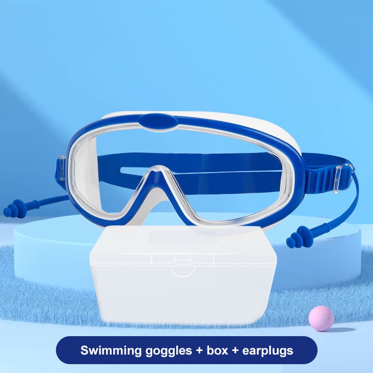 Kids Goggles for Swimming Anti-Fog Anti-UV No Leak Clear Goggle Mask ...