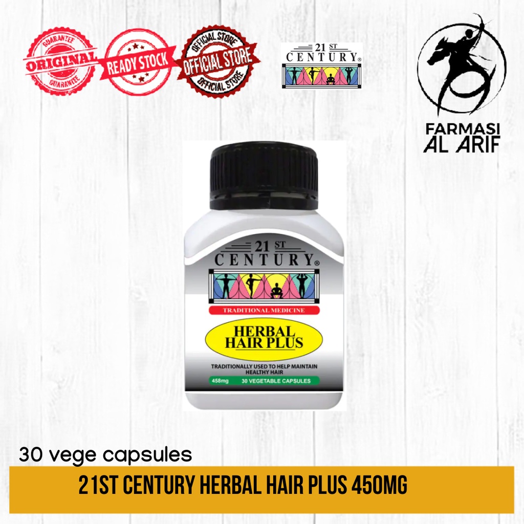 21ST Century Herbal Hair Plus (Rawatan rambut rosak/gugur/kering ...