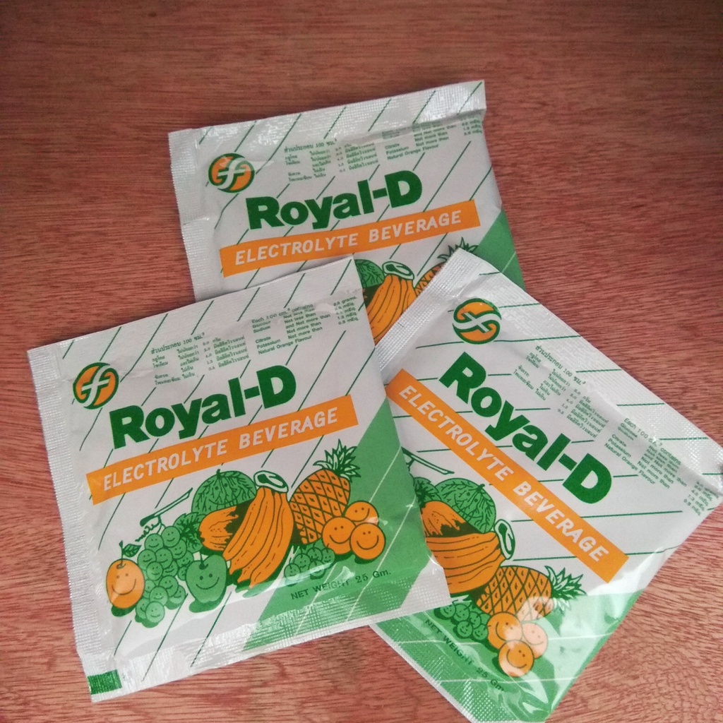 Thailand Royal-D Electrolyte Beverage 25g Fruit Flavour | Shopee Malaysia