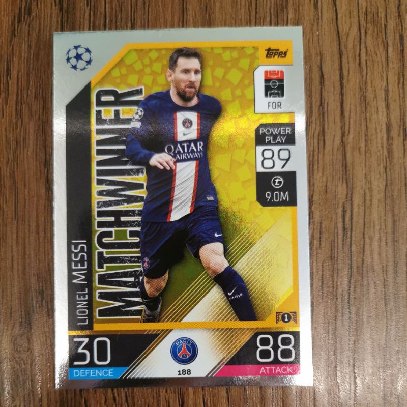 Topps Match Attax UCL 2022/23 Cristiano Ronaldo & Lionel Messi Match ...