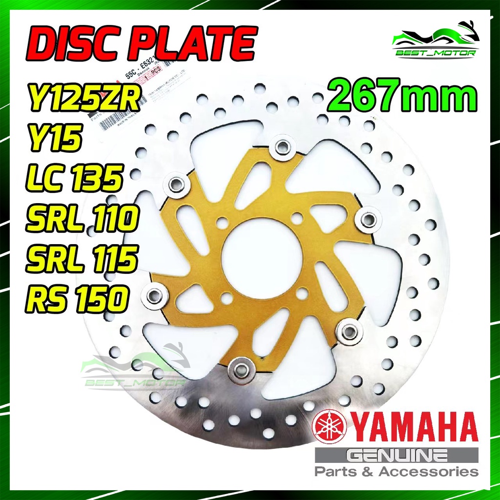ORIGINAL DISC YAMAHA Y125 Y125Z Y125ZR Y15 Y16 LC135 SRL 110 SRL 115 ...