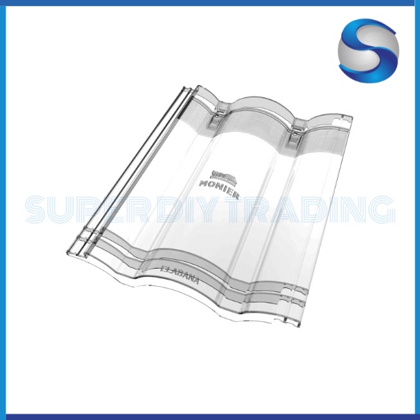 BMI Monier Tropical Toplight Elabana Contour Clear Roof Tile | Shopee ...