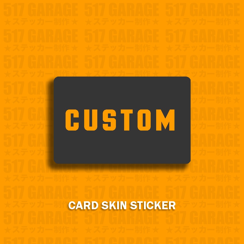 CUSTOM STICKER (1 KEPING STICKER SAHAJA) - ATM STICKER - ACCESS CARD ...
