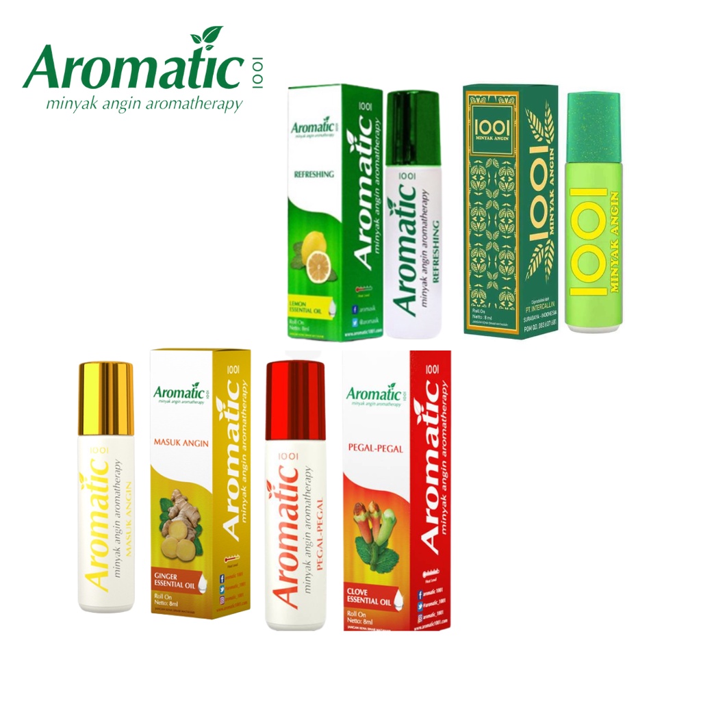 Aromatic 1001 Aromatherapy Medicated Oil Minyak Angin Aromaterapi ...