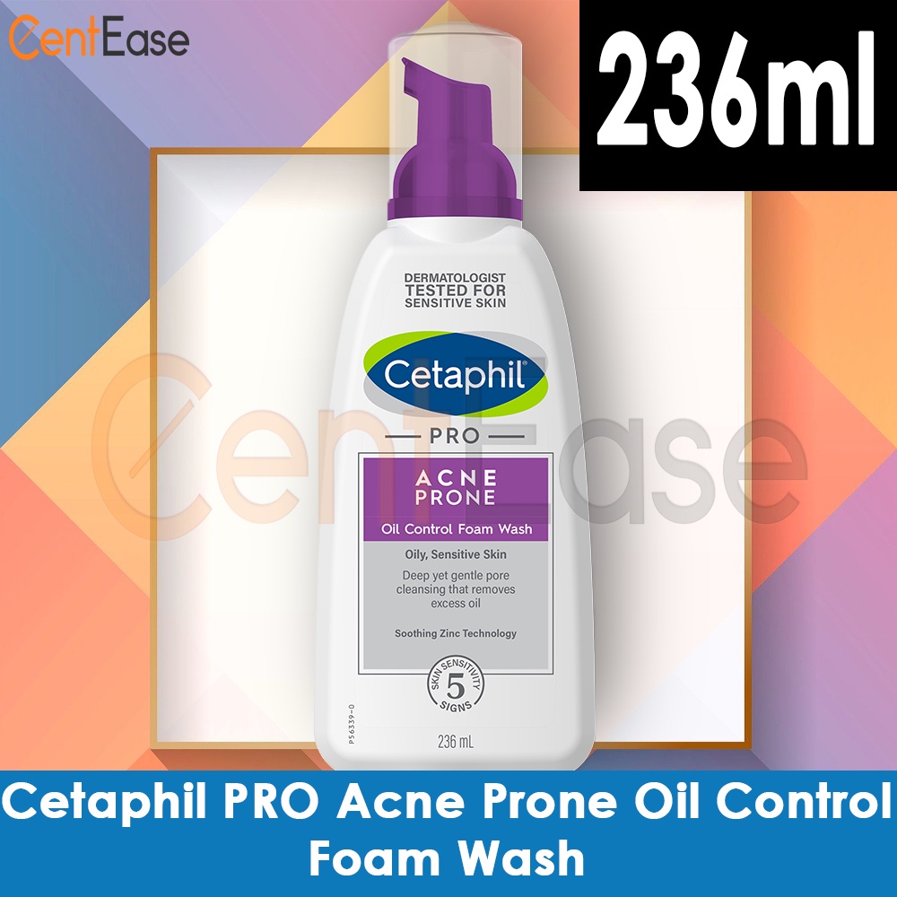 Cetaphil Pro Acne Prone Oil Control Foam Face Wash 236ml Shopee Malaysia