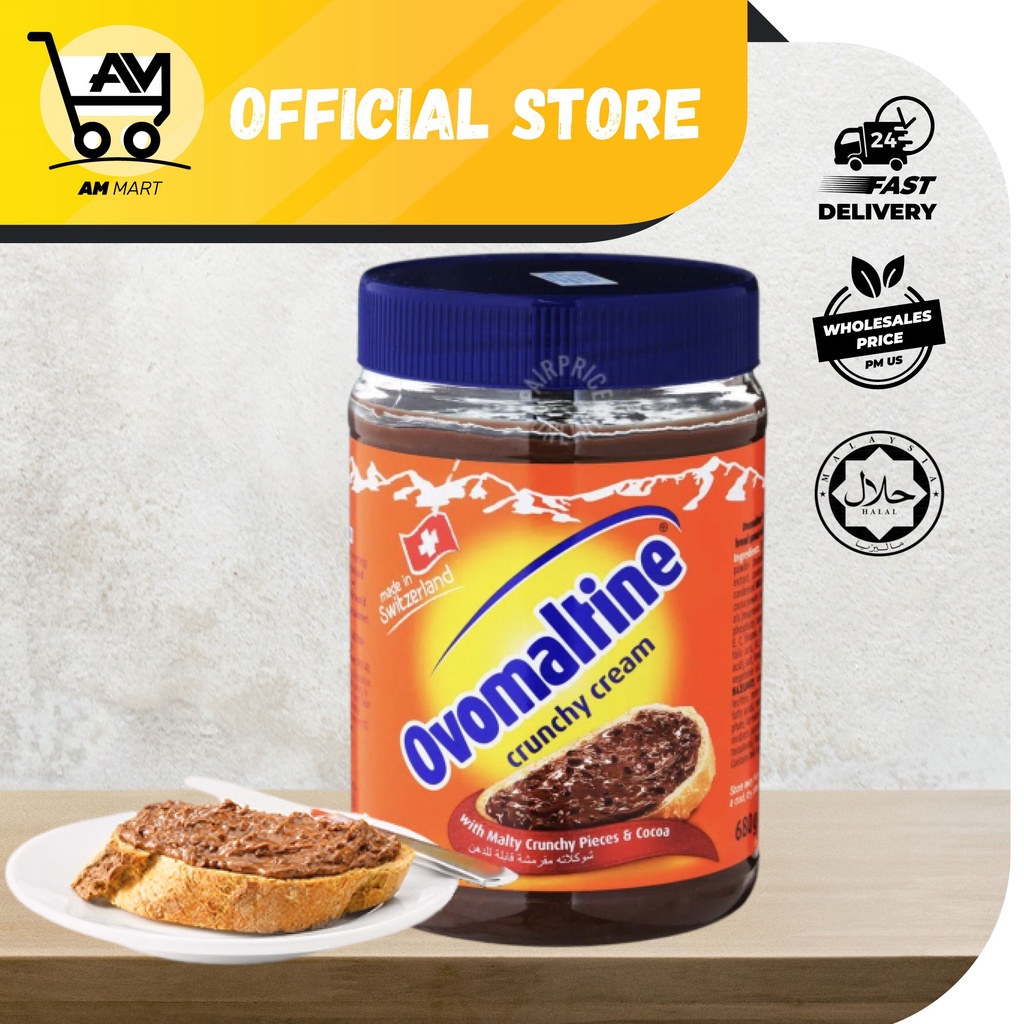 🌙RAYA SALE Ovomaltine Crunchy Cream #380g #680g (HALAL) | Shopee Malaysia
