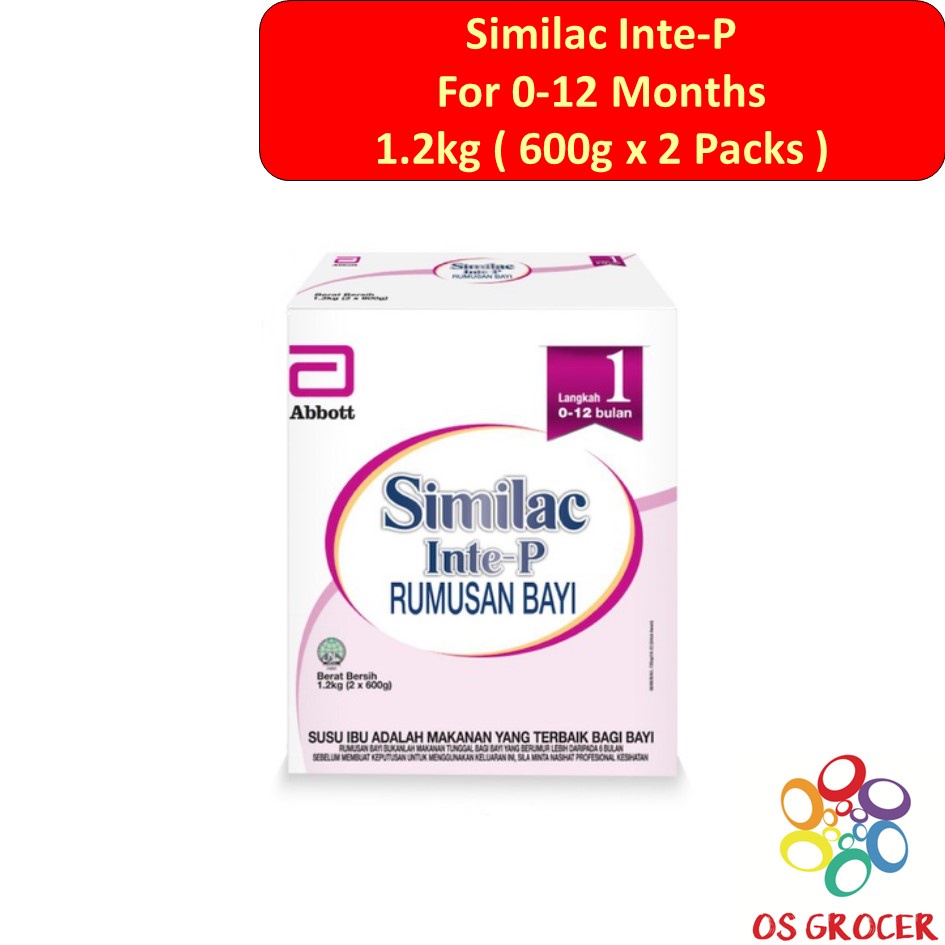 🎈RM63.80🎈 Similac Inte-P1 Intelli Pro Step 1 1.2kg ( 600g x 2 Packs ) | Shopee Malaysia