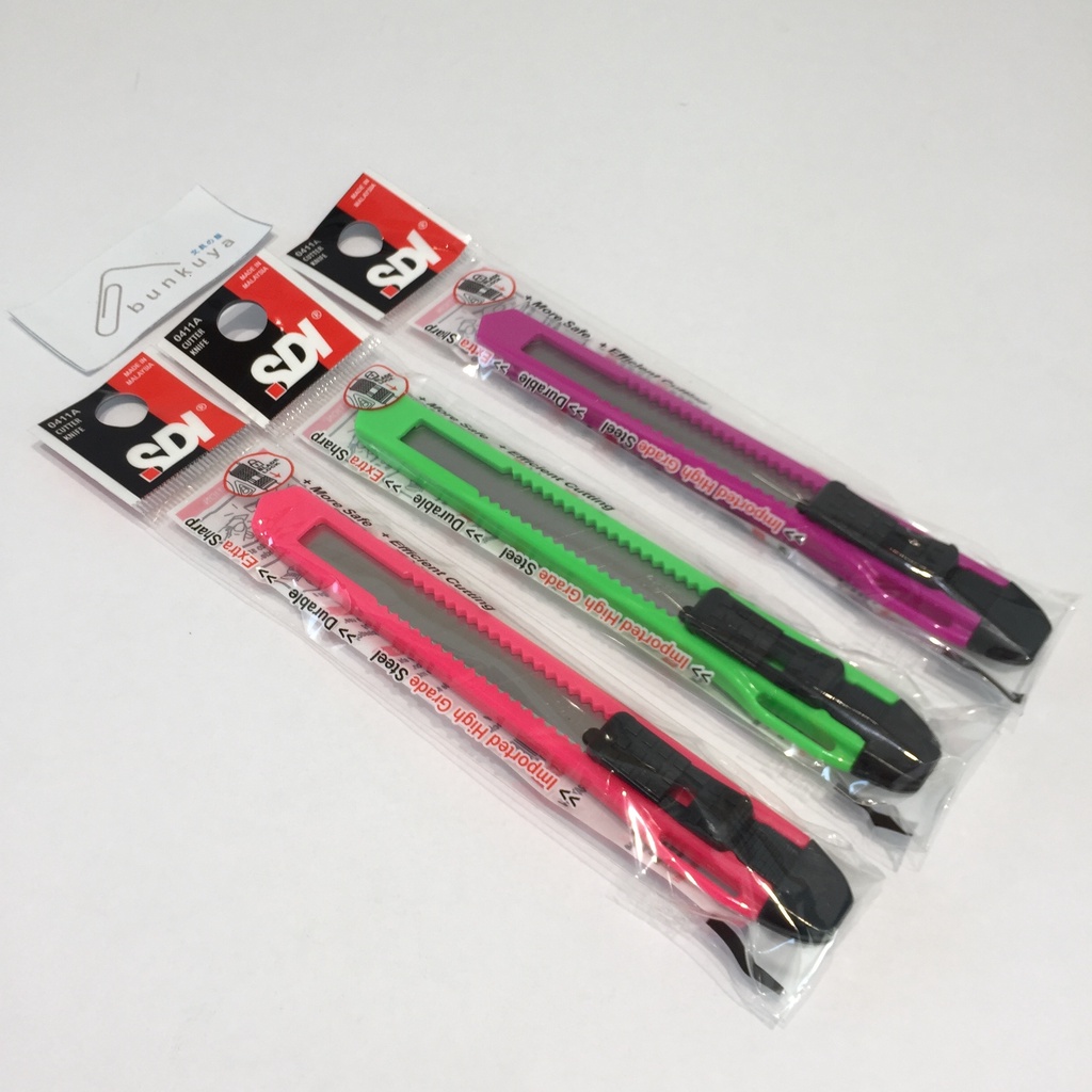 SDI Cutter Knife 9mm 0411A | Shopee Malaysia