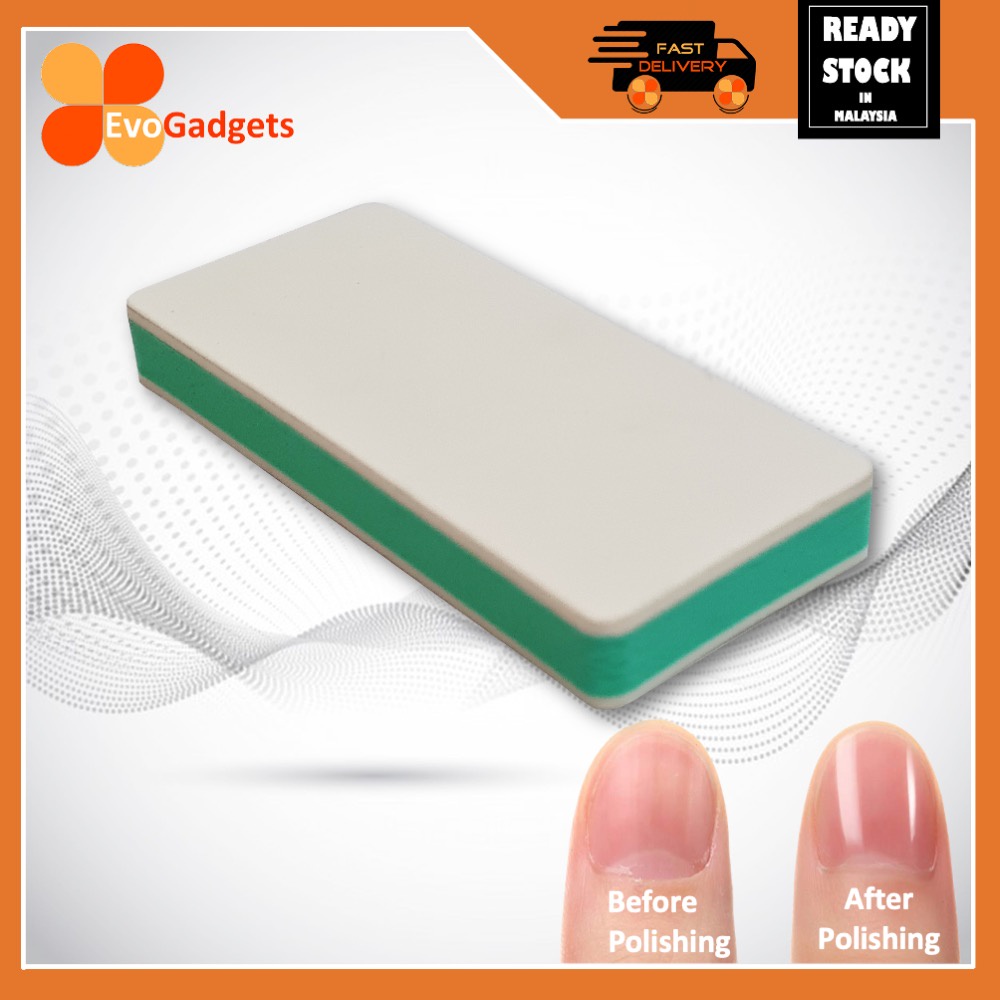 EvoGadgets Nail Polish Block / Nail Buffer / Nail Buffering / Pengilat ...