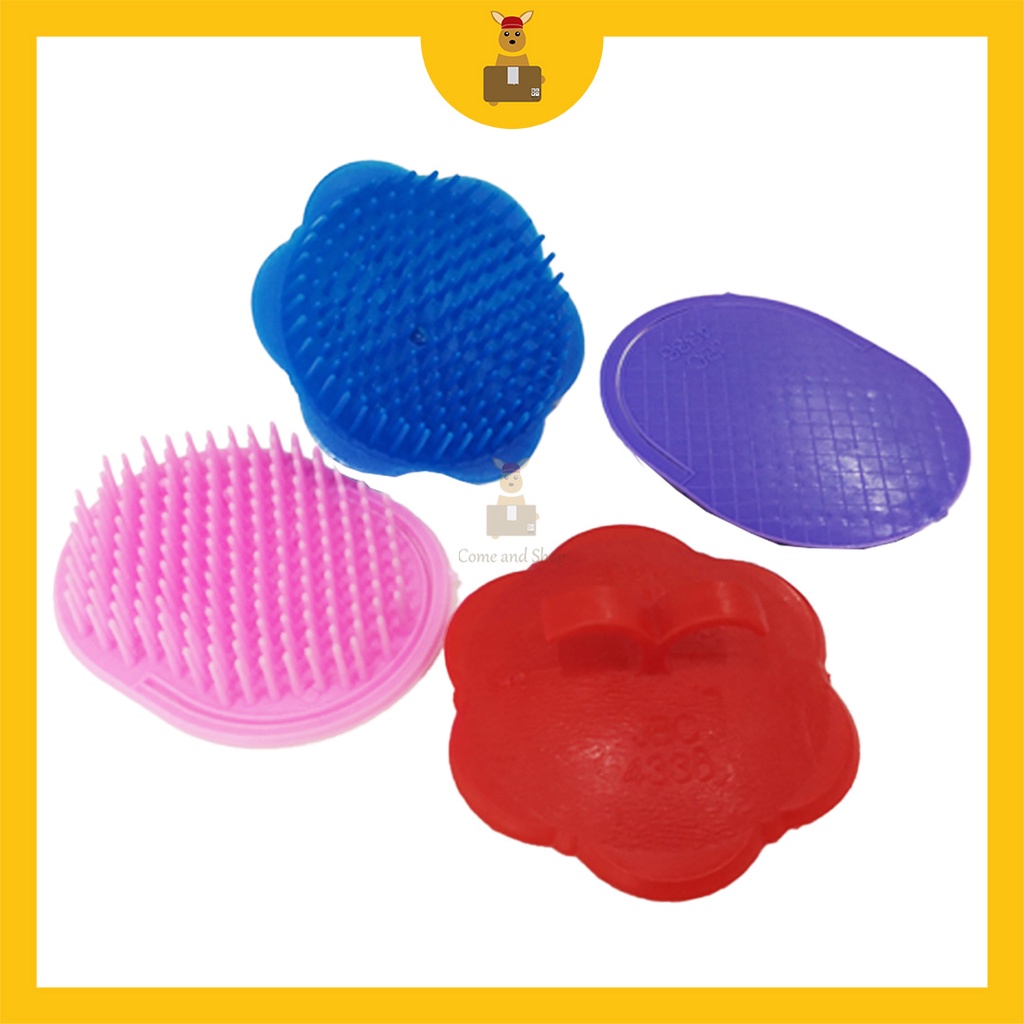 Hair Comb Brush Plastic Round Oval Scrub Sikat Berus Rambut | Shopee ...