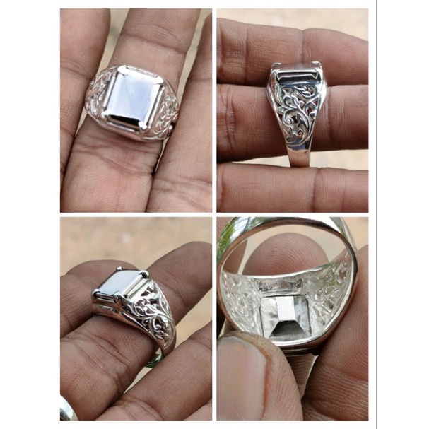 BESI TOWO ASLI GRED AAA IKATAN PERAK 925 BUNGA JAWA | Shopee Malaysia
